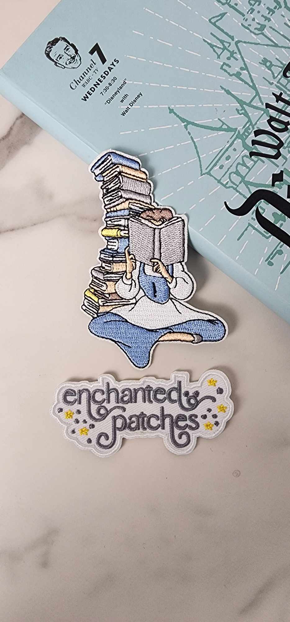 **NEW DROP** Collab w/ @Five+Crew - 3.5" Reading Princess with Books H – Enchanted Patches