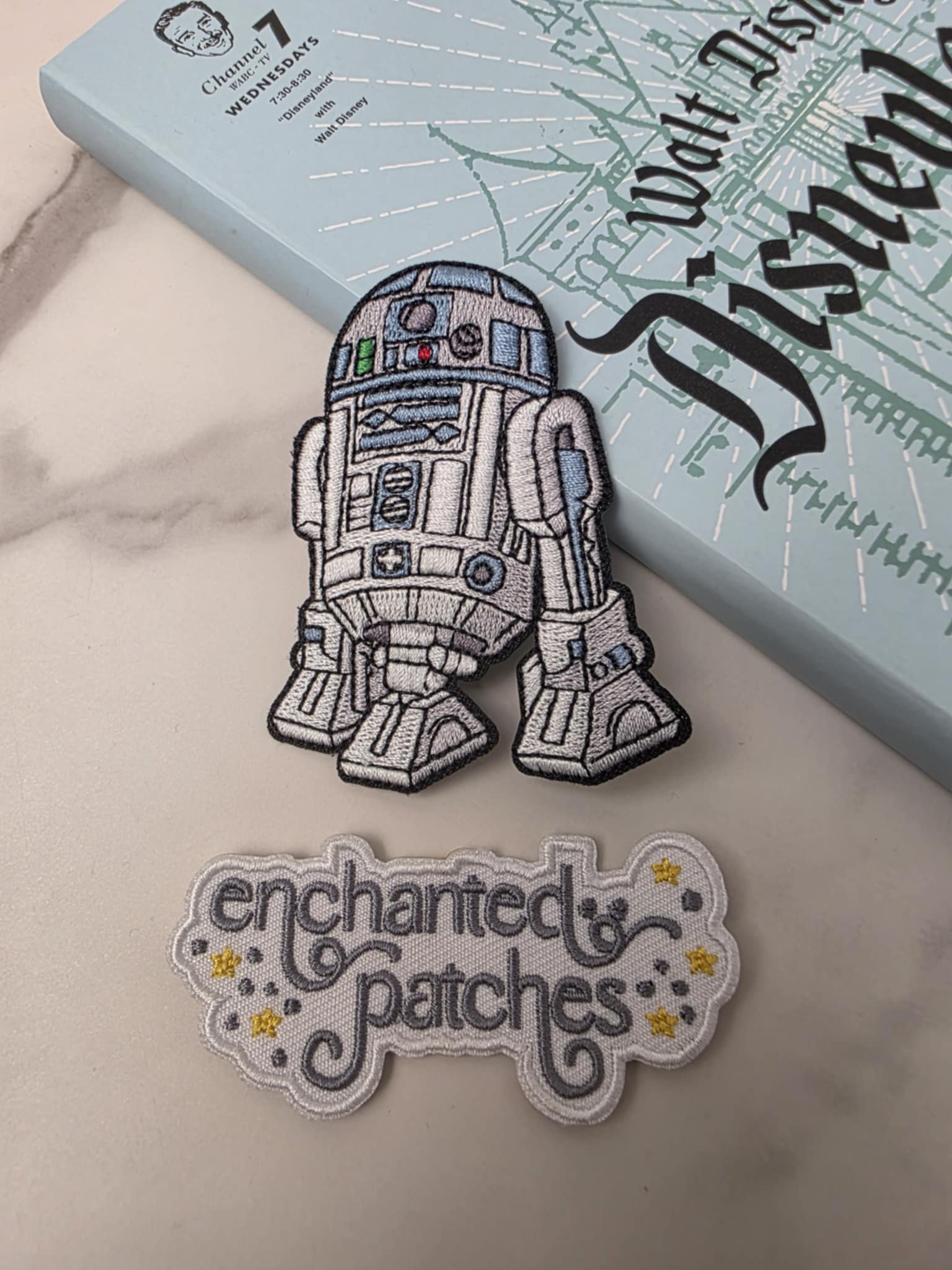 3" SW Star Galaxy Blue Robot Droid R2D2 Iron on Patch – Enchanted Patches